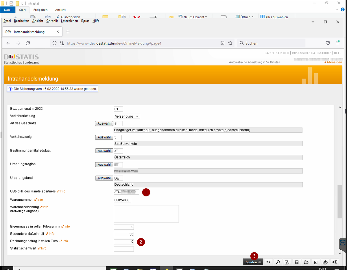 Intrastat Anmeldung – PPwiki
